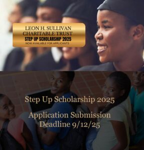 Step Up Scholarship 2025 The Leon H Sullivan Trust